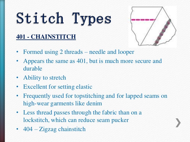 Thread And Seam Construction