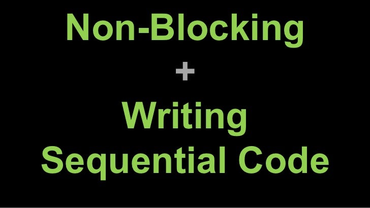 Thread Blocking is Evil