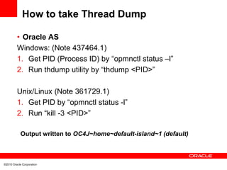 Thread dump troubleshooting | PPT