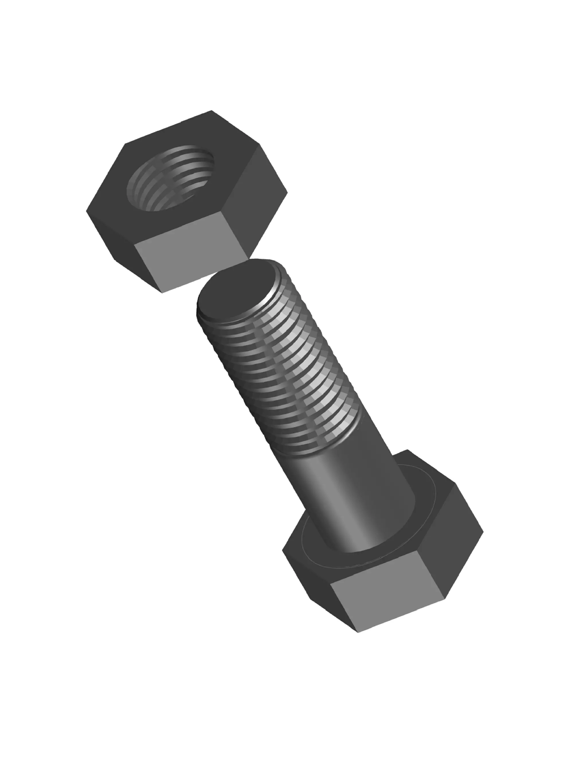 Threaded Bolt And Nut | PDF