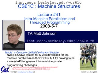 Threaded Programming | PPT