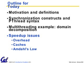Threaded Programming | PPT