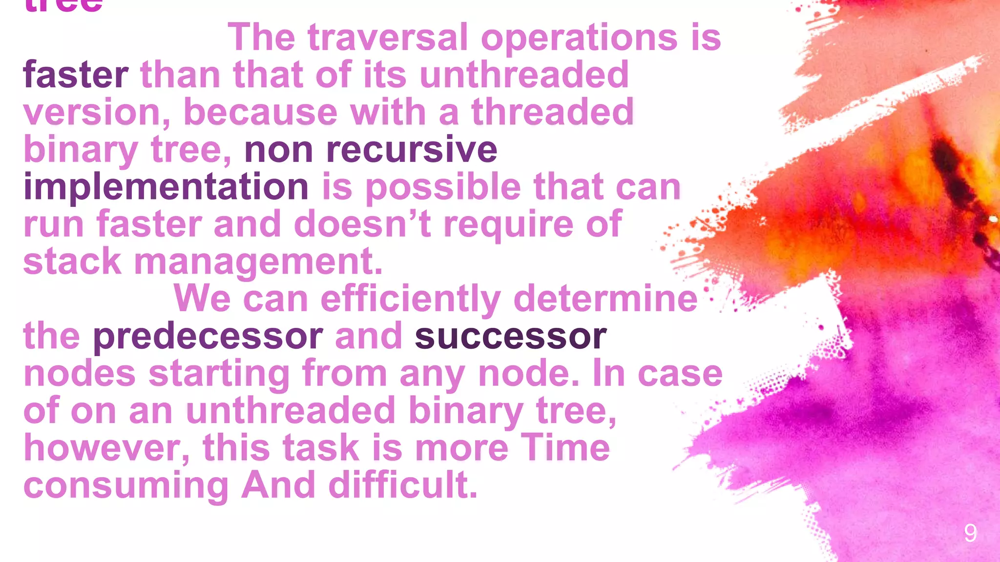 Threaded binary tree | PPTX
