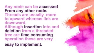 Threaded binary tree | PPTX