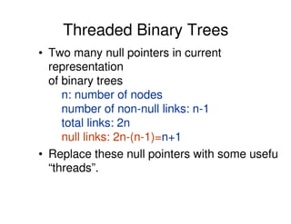 Threaded binarytree&heapsort | PDF | Programming Languages | Computing
