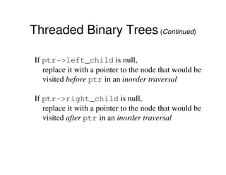 Threaded binarytree&heapsort | PDF | Programming Languages | Computing