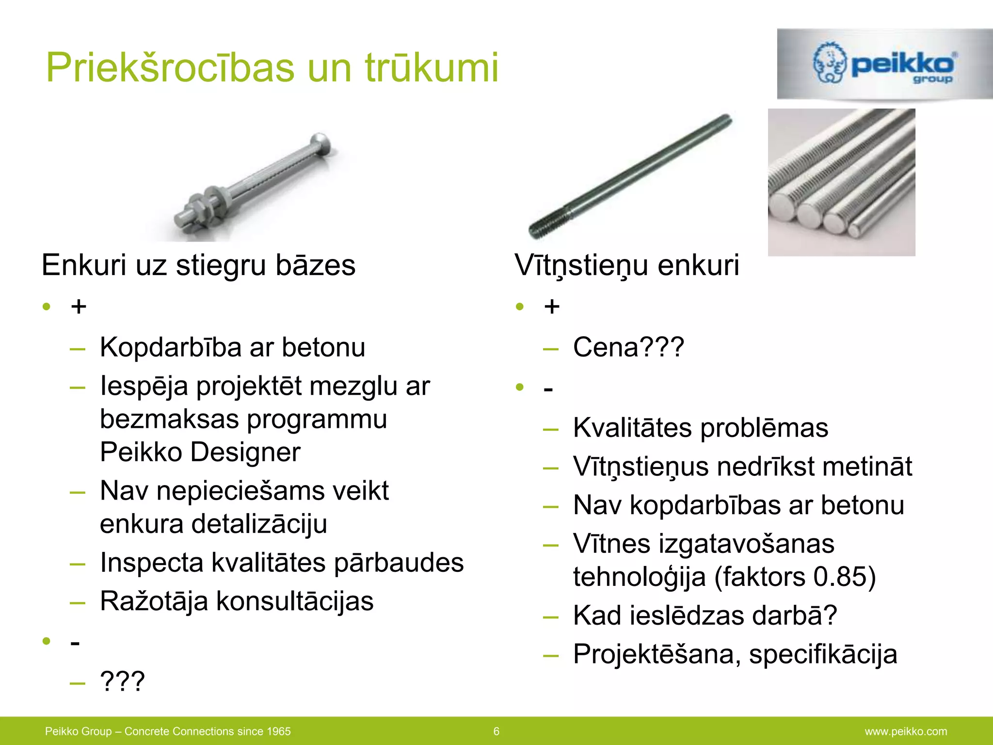 Threaded rod vs anchor bolt | PPT