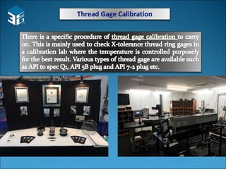 Thread gage calibration | PPT