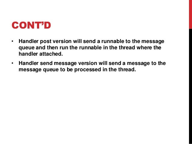 Android Thread Handler And Async Task