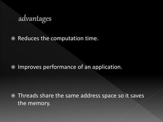 threading and multi threading in java | PPTX
