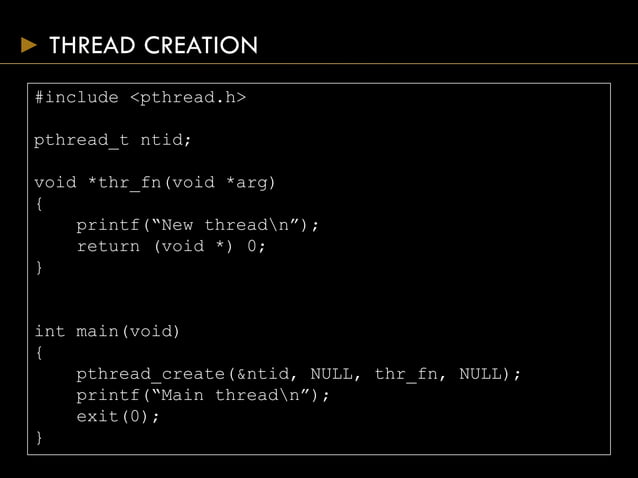 System Programming - Threading | PPT
