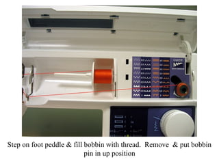 Threading a sewing machine | PPT