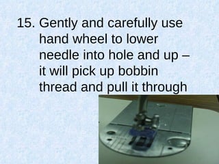 Threading Bobbin Tutorial | PPT