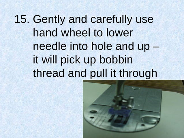 Threading Bobbin Tutorial | PPT
