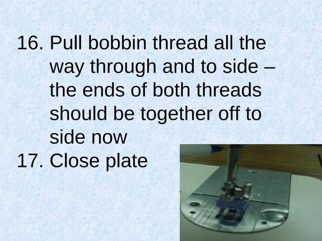Threading Bobbin Tutorial | PPT
