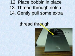 Threading Bobbin Tutorial | PPT