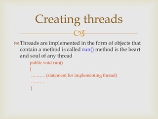 Threading concepts | PPTX