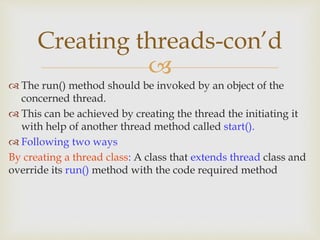 Threading concepts | PPTX