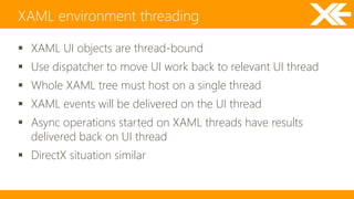 Threading model in windows store apps | PPT