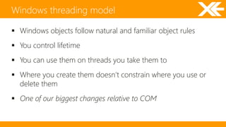 Threading model in windows store apps | PPT