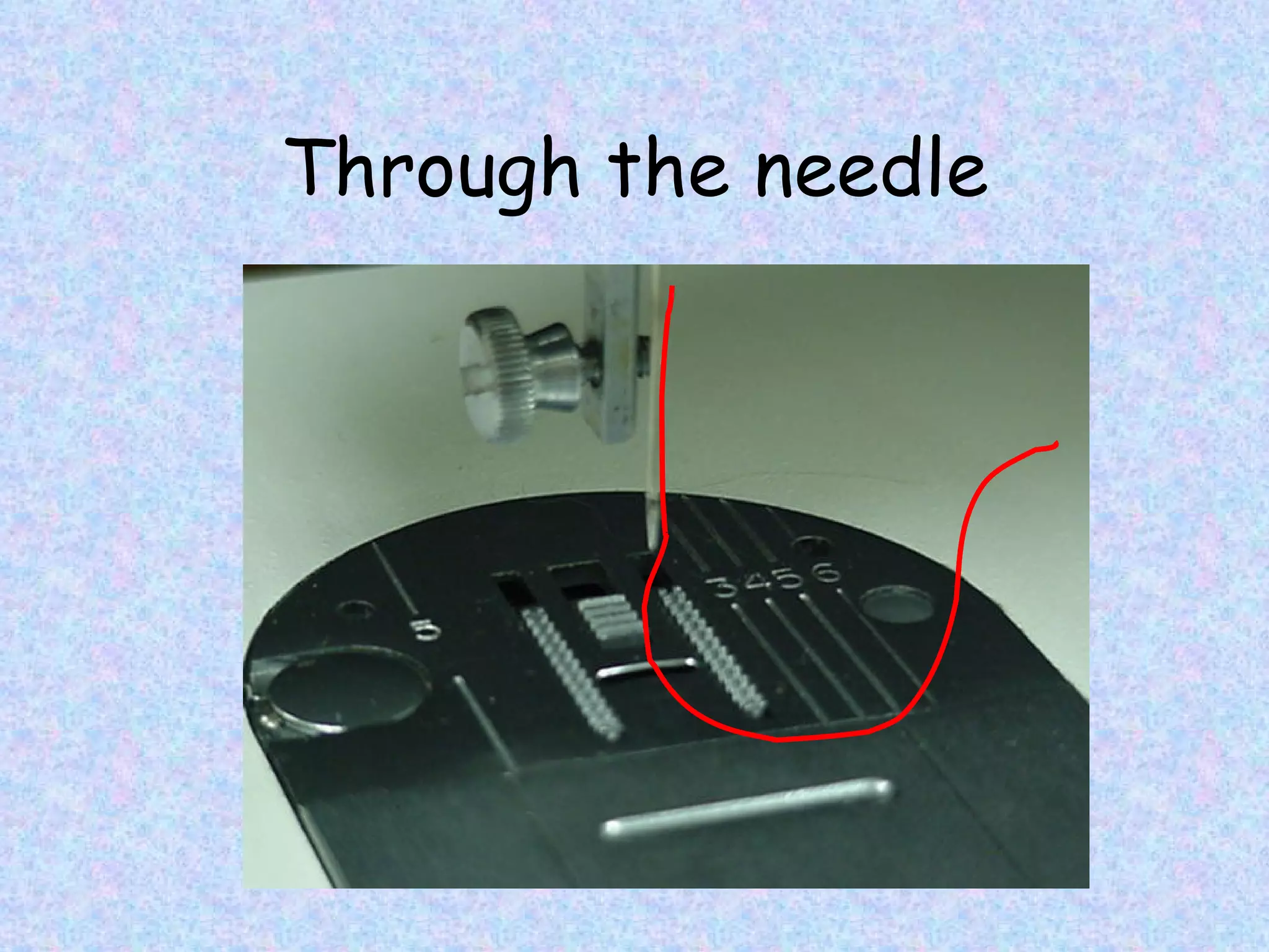 Threading Sew Machine Tutorial | PPT