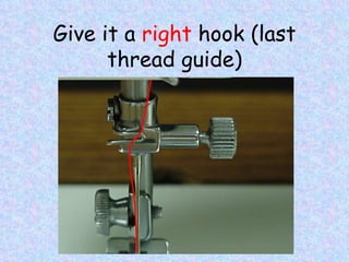 Threading Sew Machine Tutorial | PPT