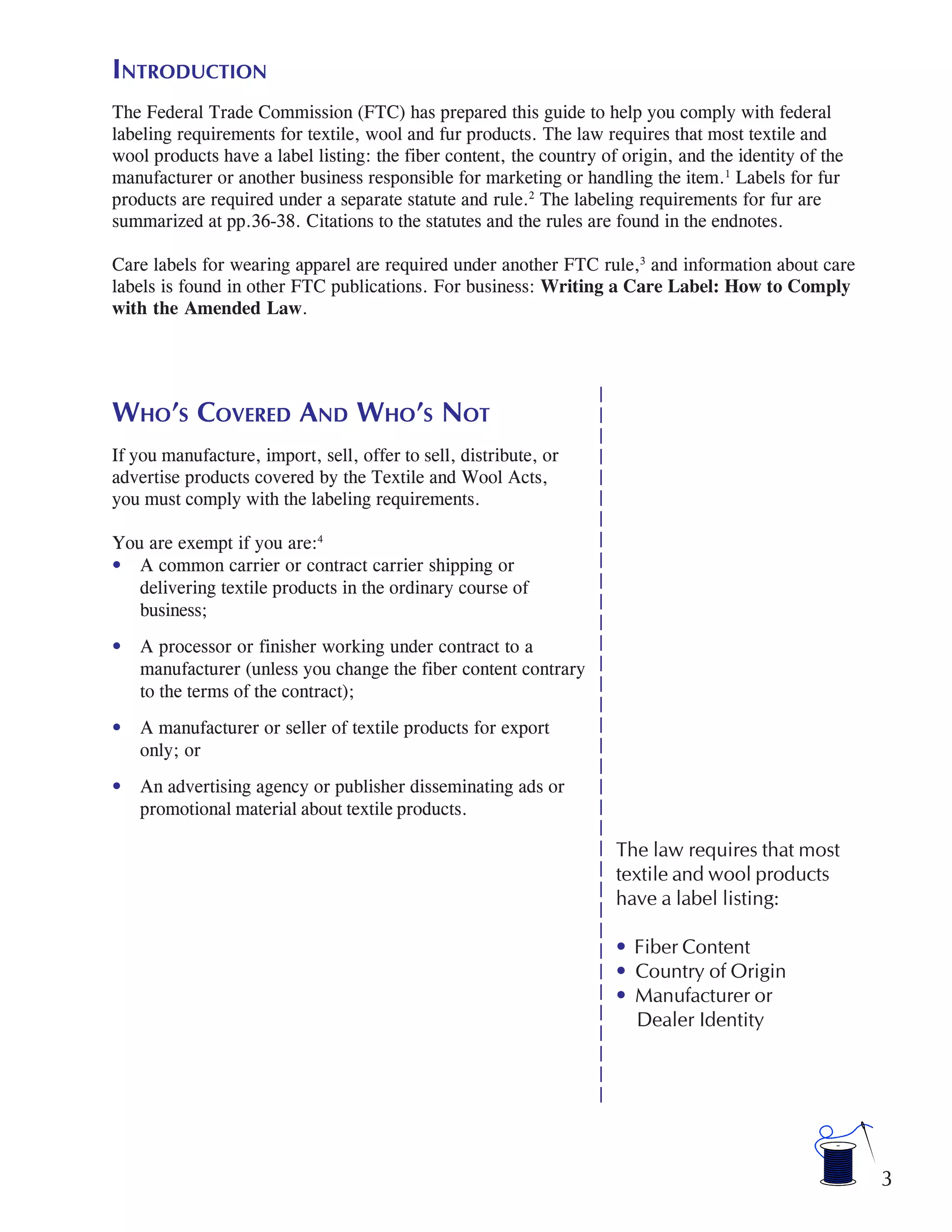 Threading Your Way Through Fibre And Wool Labelling Acts | PDF