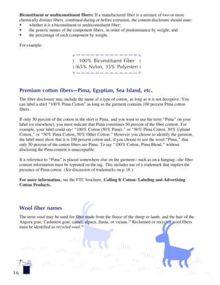 Threading Your Way Through Fibre And Wool Labelling Acts | PDF