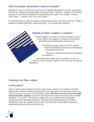 Threading Your Way Through Fibre And Wool Labelling Acts | PDF