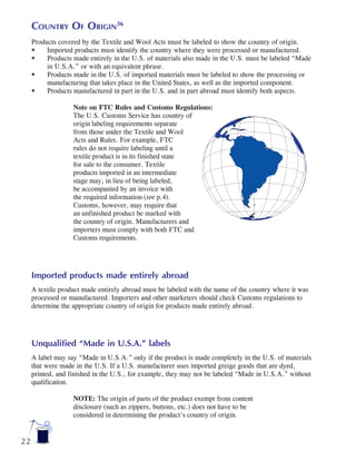 Threading Your Way Through Fibre And Wool Labelling Acts | PDF