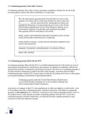 Threading Your Way Through Fibre And Wool Labelling Acts | PDF