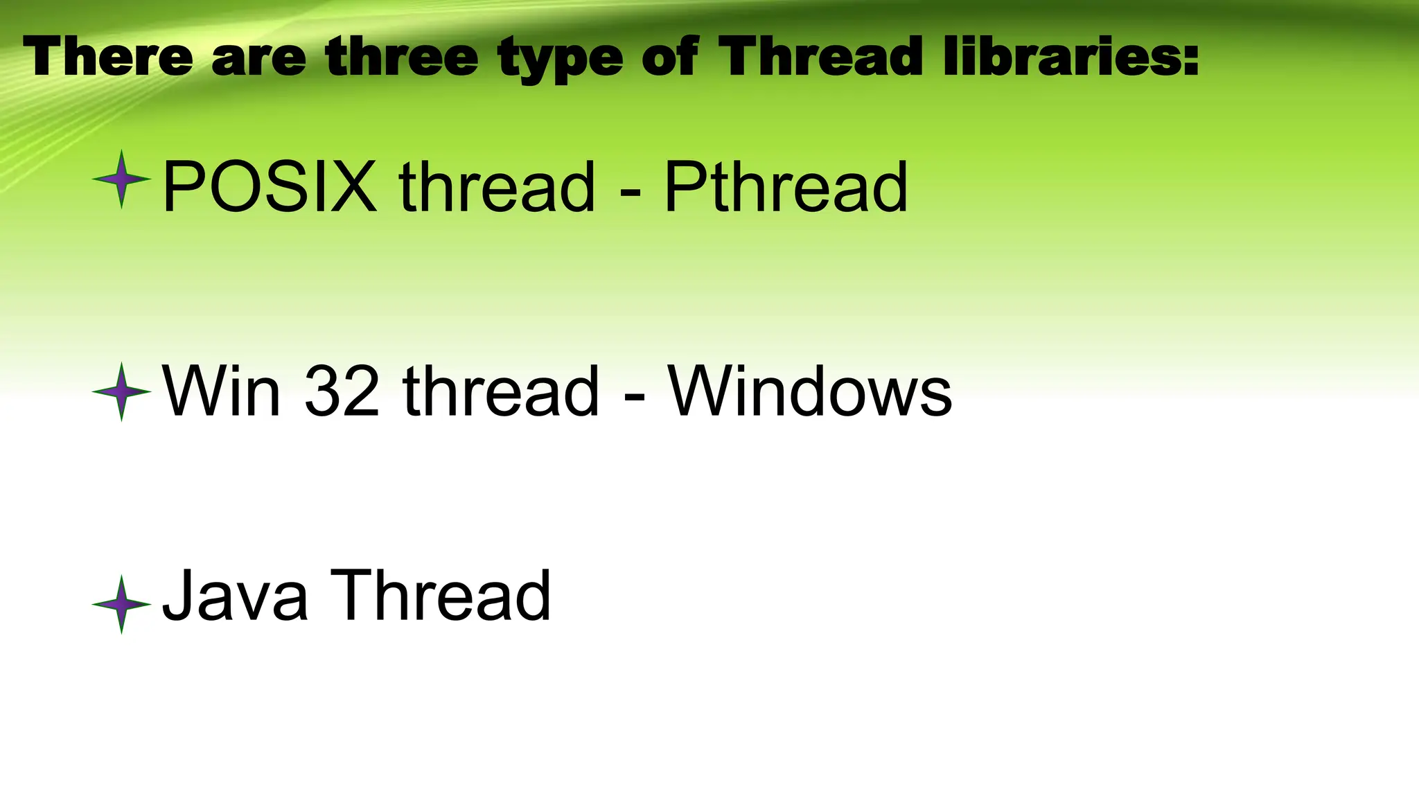 What are thread libraries in operating system | PPTX