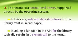 What are thread libraries in operating system | PPTX