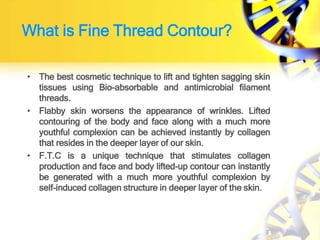 Threadlift pp anti aging | PPTX