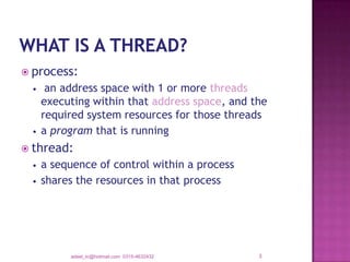 Thread management | PPTX