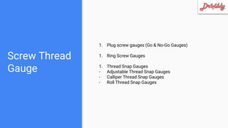 Thread measurment | PPT