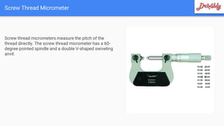 Thread measurment | PPT