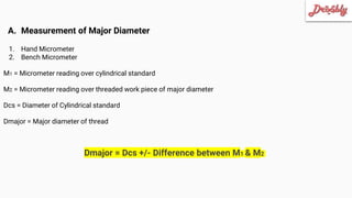 Thread measurment | PPT