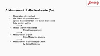 Thread measurment | PPT