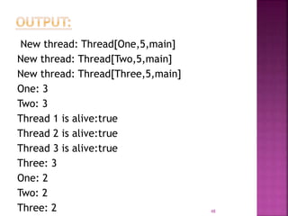 Thread model in java | PPT