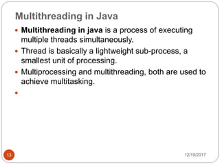 Thread&multithread | PPTX