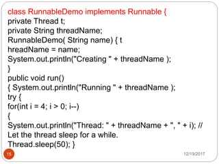 Thread&multithread | PPTX