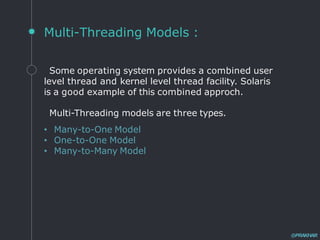 thread os.pptx | Operating Systems | Computer Software and Applications