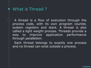 thread os.pptx | Operating Systems | Computer Software and Applications