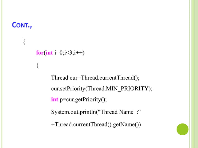 Thread priorities | PPTX | Operating Systems | Computer Software and ...