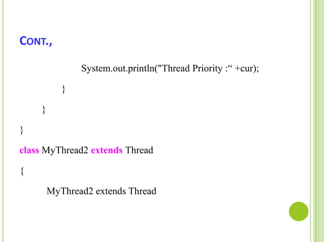 Thread priorities | PPTX | Operating Systems | Computer Software and ...