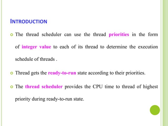 Thread priorities | PPTX | Operating Systems | Computer Software and ...