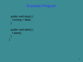 Thread priorities35 | PPT