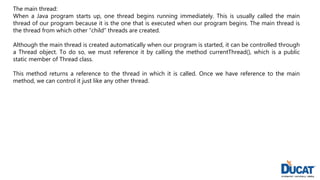 Thread priorities in java | PPTX