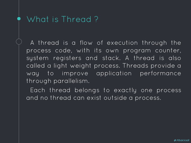 Threads (operating System) | PPT Threads (operating System) | PPT